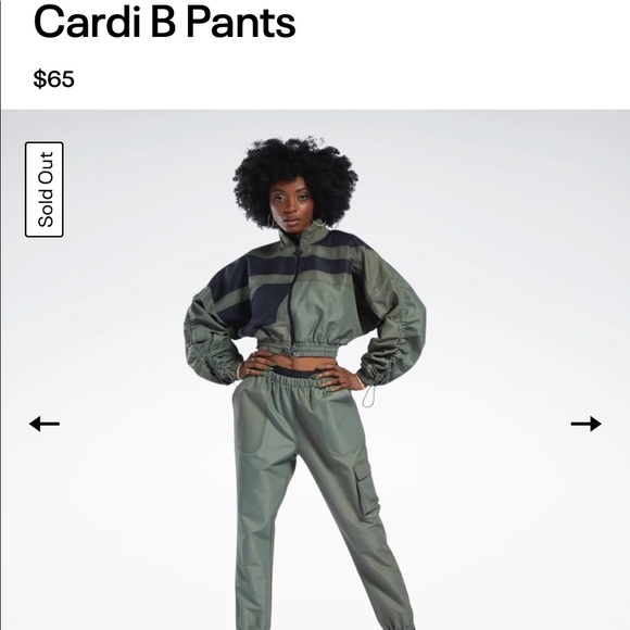 Reebok | Pants & Jumpsuits | Sold As A Set Only Cardi B Sold Out ...